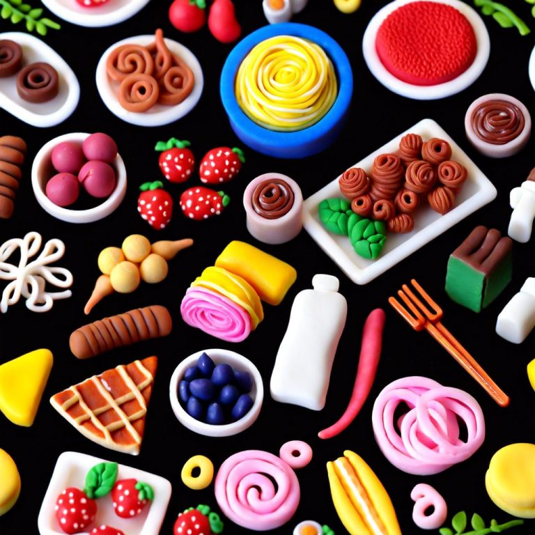 Polymer Clay Food: How to Create Realistic Miniature Dishes at Home